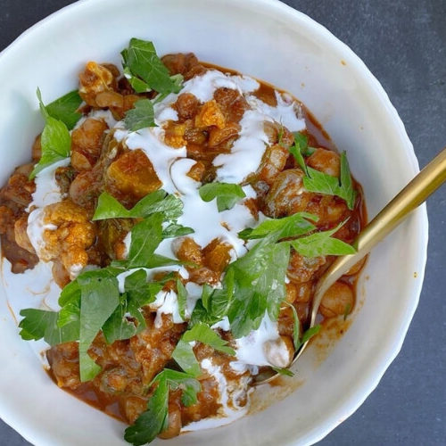 Easy Peasy Slow Cooker Chickpea Curry | The Flexible Chef