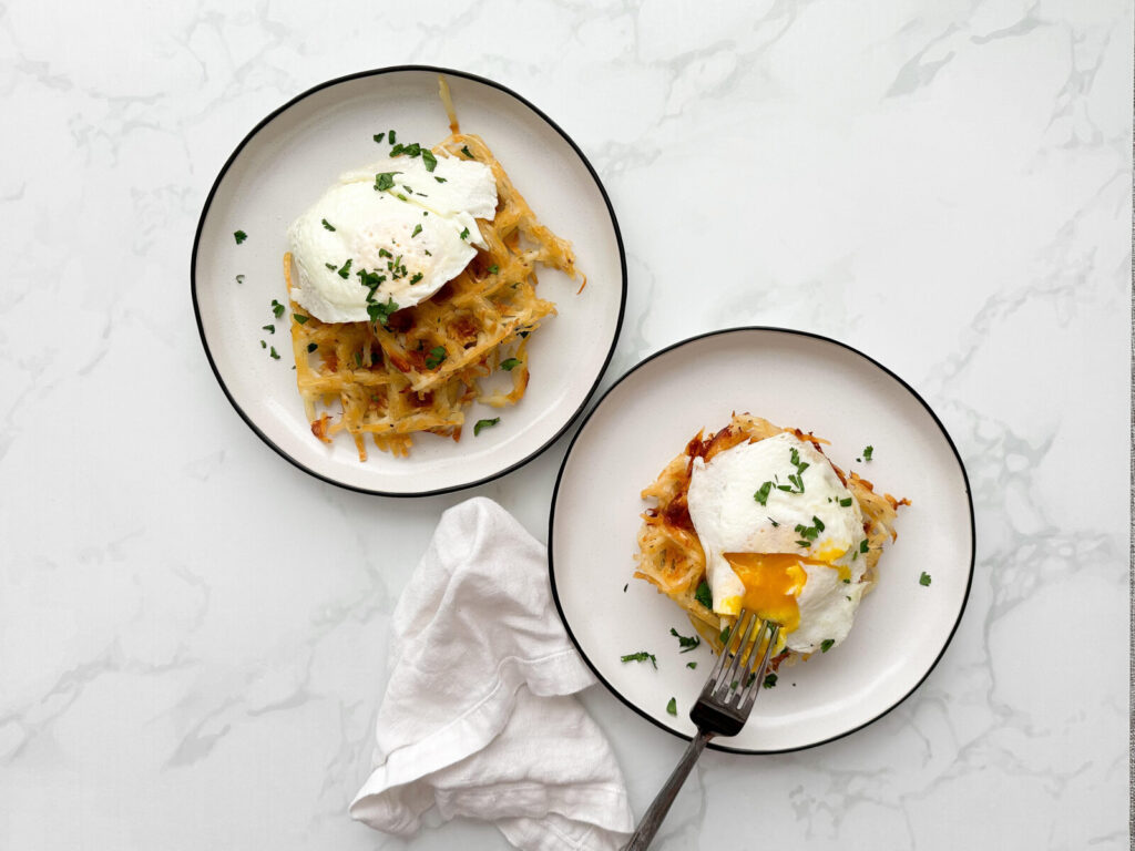 Wafflemaker Hash Browns - The Flexible Chef